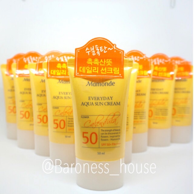 Jual (Cuci gudang) Mamonde Everyday Aqua Sun Cream SPF 50+ PA ...