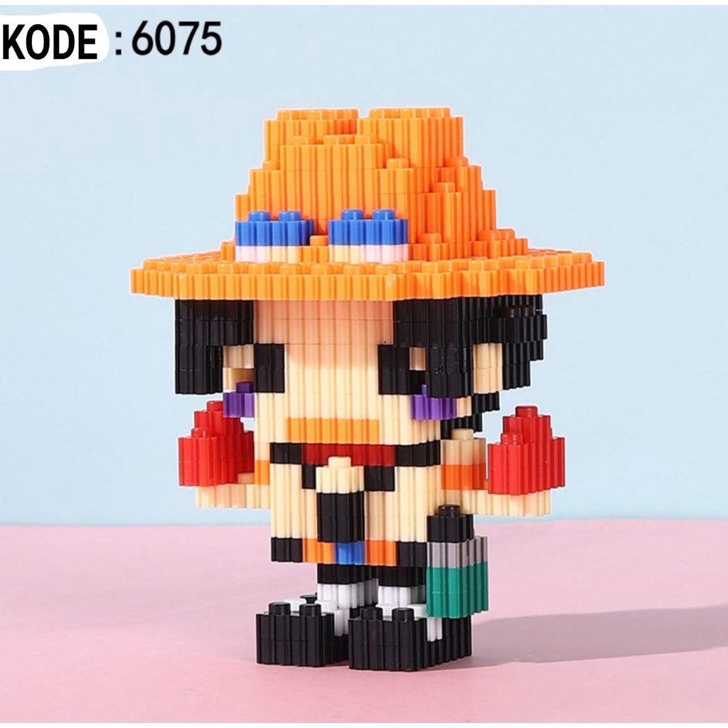 Jual ` dr Nano Block One Piece luffy Series mainan balok edukasi anak ...