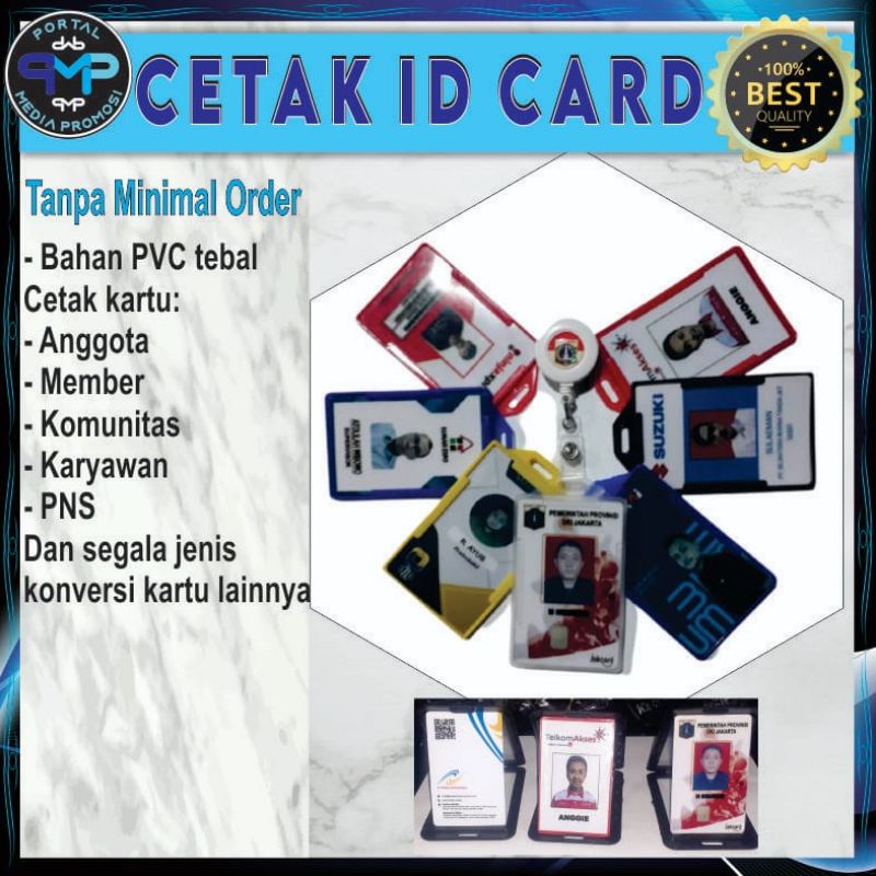 Jual PAKET ID CARD LENGKAP CUSTOM SATUAN | Shopee Indonesia