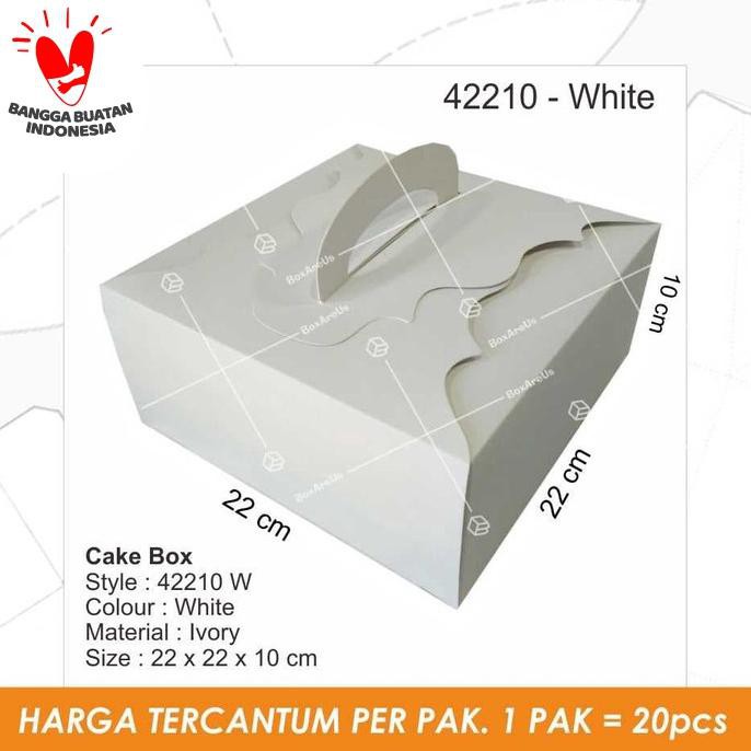 Jual Produk Terbaik] 42210 White Or Flower | Packaging, Dus Kue, Box ...