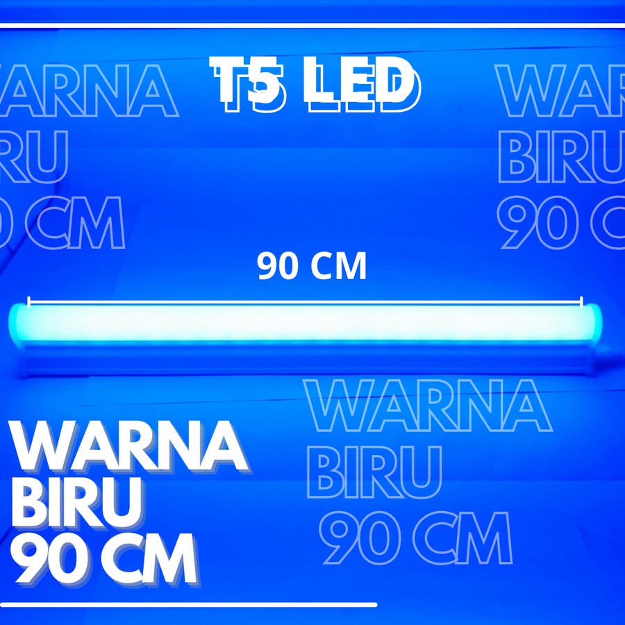 Jual LAMPU T5 LED 90 CM BIRU 12 WATT LAMPU LED T5 90 CM LAMPU T5 BIRU ...