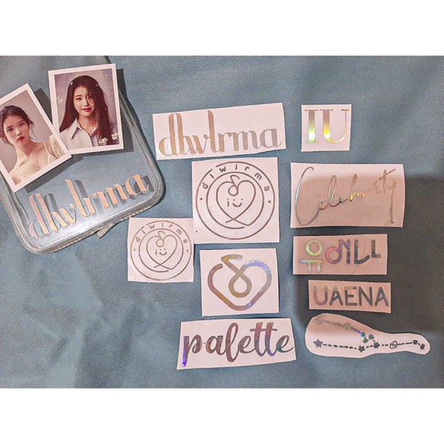 Jual IU Sticker Lightstick - dlwlrma sticker hologram - uaena stiker ...