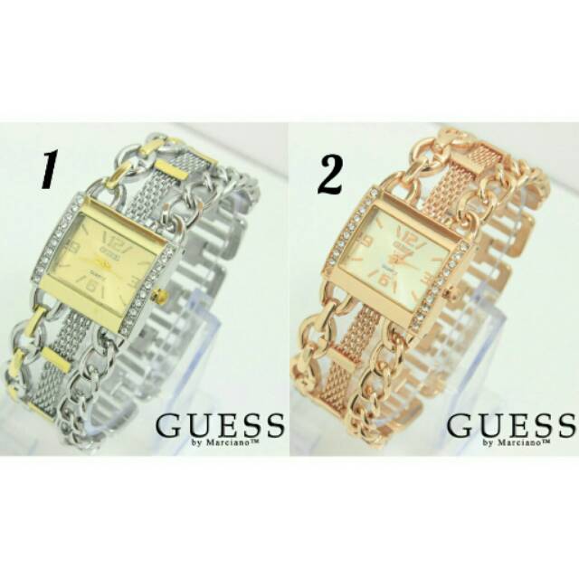 Jual Jam Tangan Guess 3 Rantai (2 Warna) | Shopee Indonesia