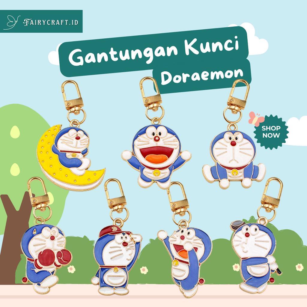 Jual FAIRYCRAFT.ID - GANTUNGAN KUNCI DORAEMON | DORAEMON KEYCHAIN ...