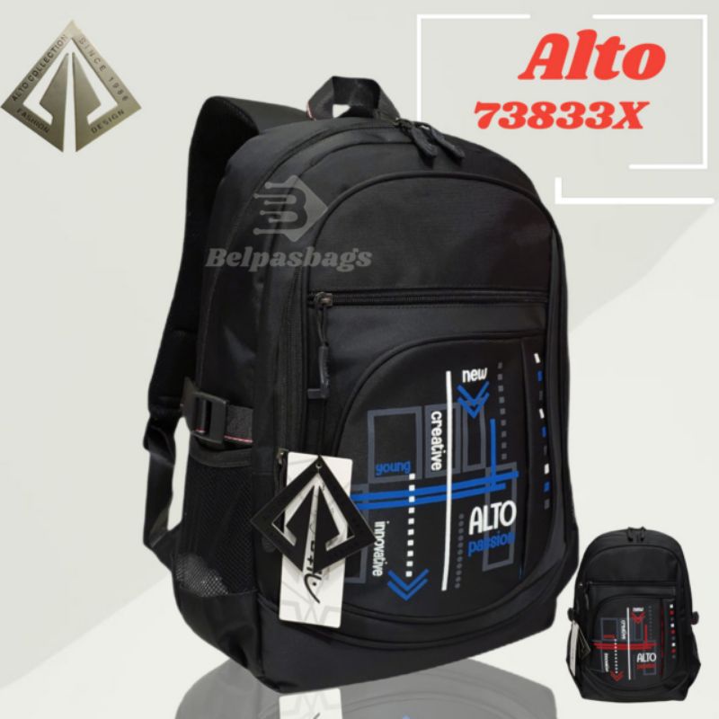 Jual Tas ransel pria wanita bahan polister tebal kuat original Alto ...