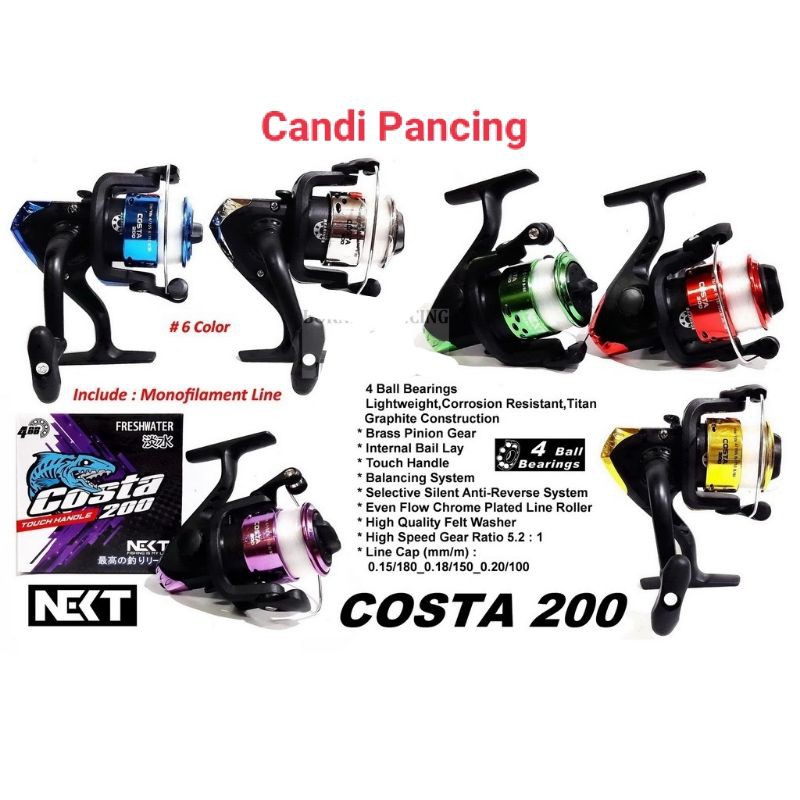 Jual reel murah Next Costa 200 (3BB) | Shopee Indonesia