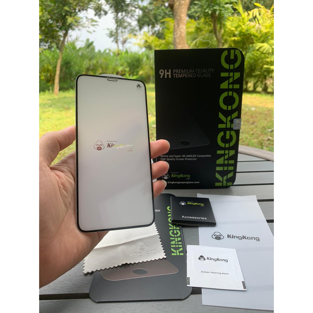 Jual Tempered Glass Kingkong Anti Gores Full Lem | Shopee Indonesia