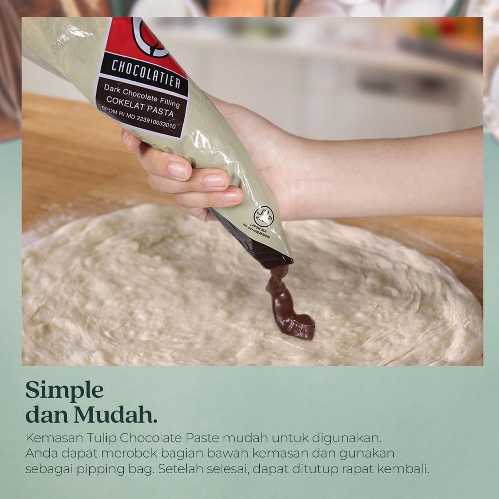 Jual Tulip Chocolatier filling Chocolate Paste 1 kg | Shopee Indonesia