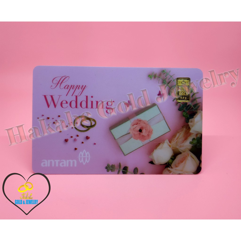 Jual Logam Mulia ANTAM Gift Series 0,5Gram LimitedEdition 24K Fine Gold ...