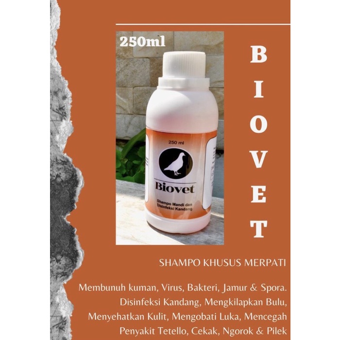 Jual kutu-shampoo- shampoo biovet merpati anti kutu dan jamur -shampoo ...