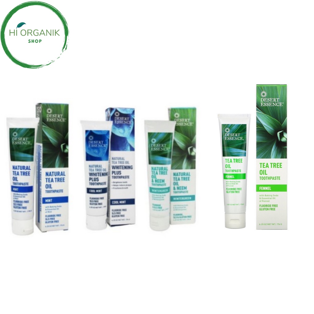 Jual Desert Essence Toothpaste Tea Tree Oil ; Whitening Plus ; Tea Tree ...