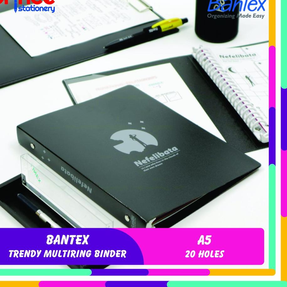 Jual Miliki - BANTEX MULTIRING BINDER A5 20 HOLES 3324 / MAP BINDER POLOS BANTEX A5 | Shopee ...