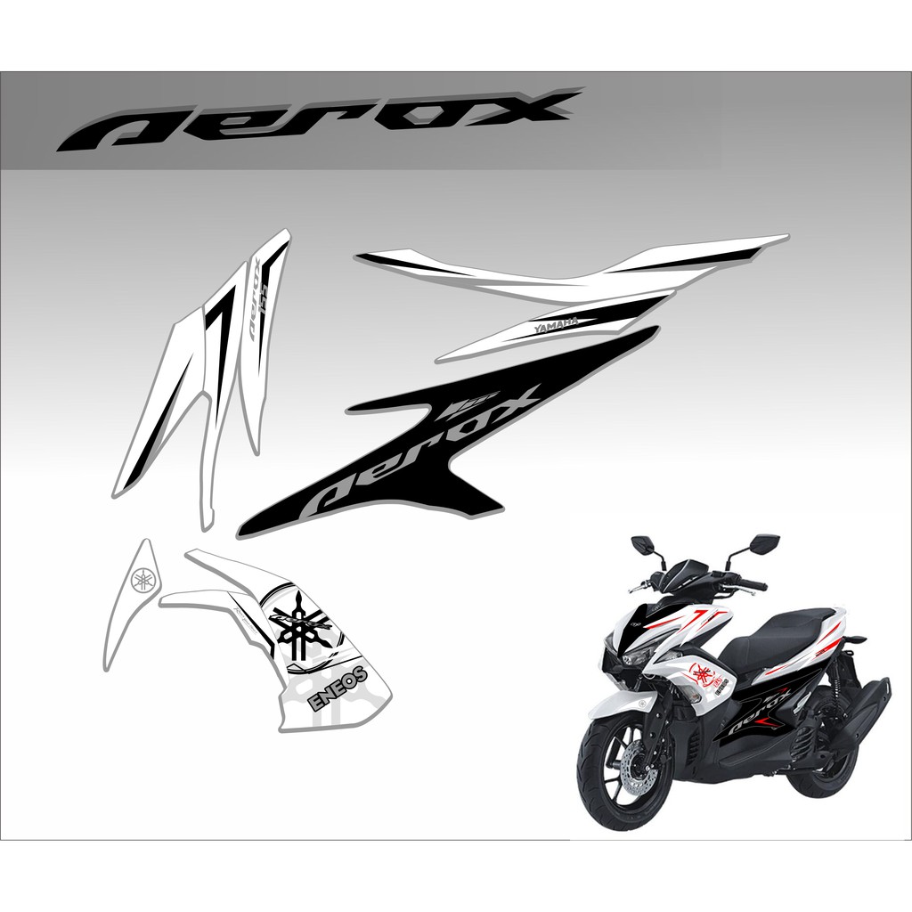 Jual STRIPING DECAL VARIASI SEMI FULL AEROX 155 | Shopee Indonesia