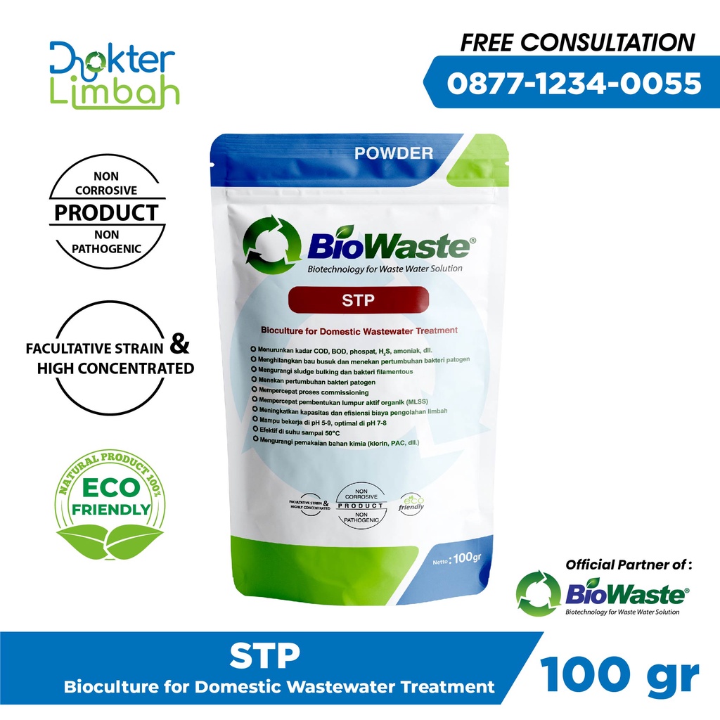 Jual BioWaste STP bakteri pengurai limbah domestik 100gr | Shopee Indonesia