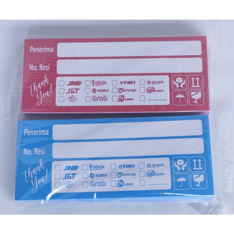 Jual LABEL RESI PENGIRIMAN/LABEL RESI PENGIRIMAN MURAH | Shopee Indonesia