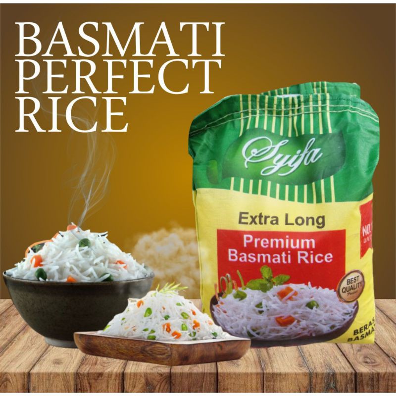 Jual Beras Basmati Berasmati Syifa Habbasyifa Asli India Rice White 5 ...