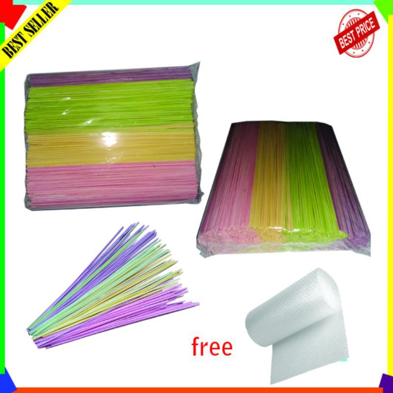 Jual mie lidi (bulat) rasa manis mix warna 1 Kg | Shopee Indonesia