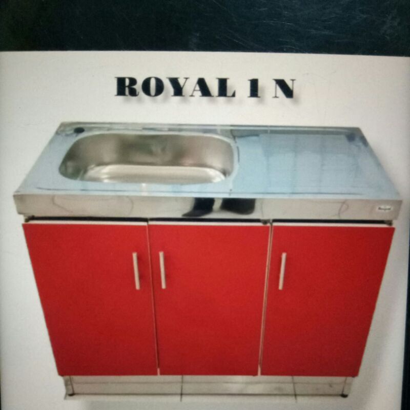 Jual kitchen sink royal R 1 kitchen set 3 pintu stainless lemari dapur ...