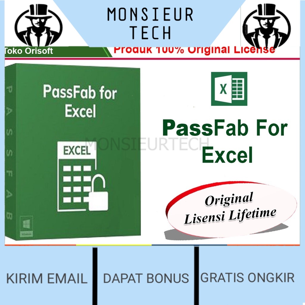 Jual Ready Passfab For Excel Lifetime Shopee Indonesia