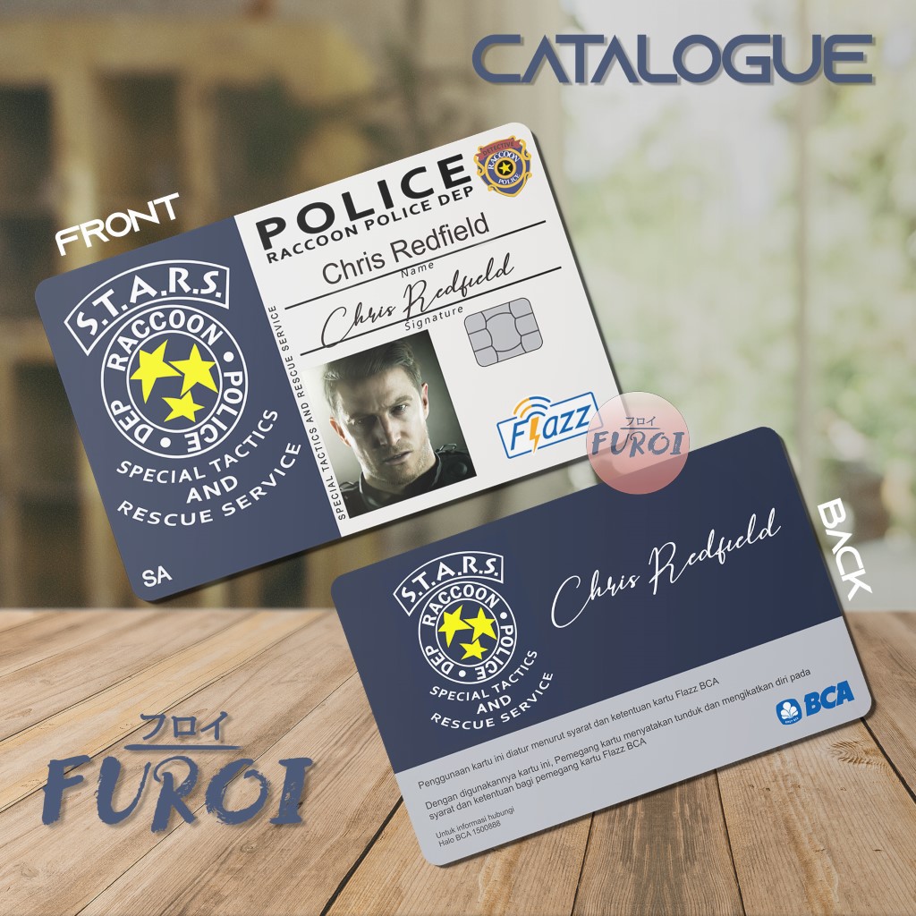 Jual Custom Flazz BCA | Custom Emoney Mandiri | Resident Evil | Chris ...