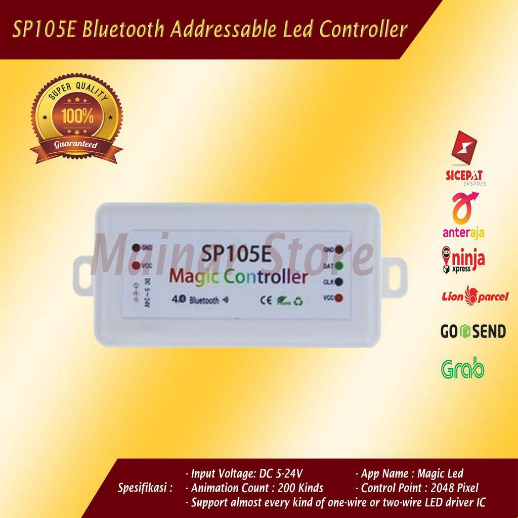 Jual SP105E Magic Controller Bluetooth 4.0 DC5-24V 2048 Pixels for ...
