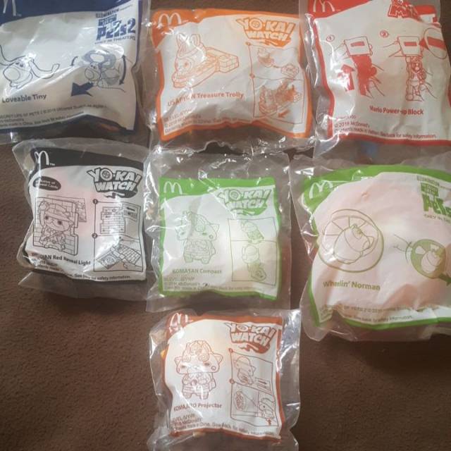 Jual (NEW PRELOVED) HAPPY MEAL COLLECTION | Shopee Indonesia