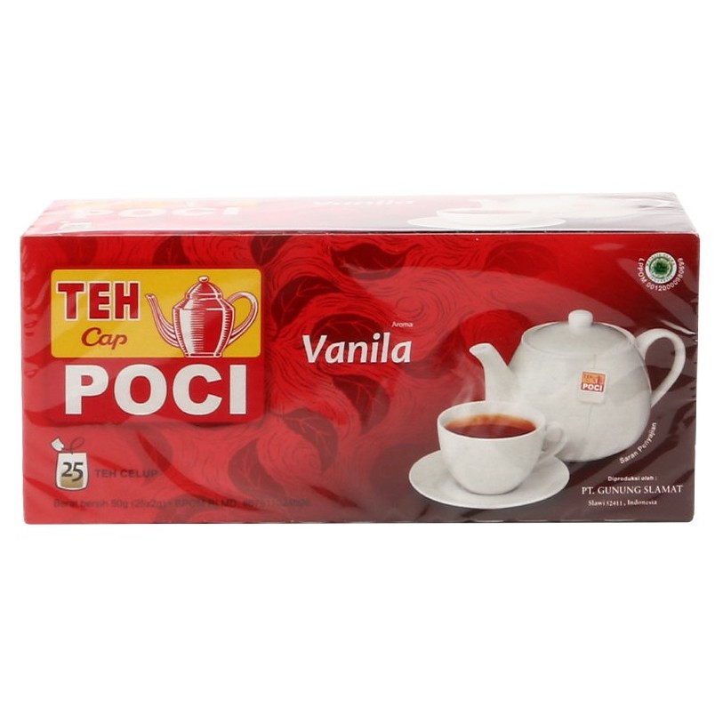 Jual TEH POCI VANILLA 25 Kantung | Shopee Indonesia