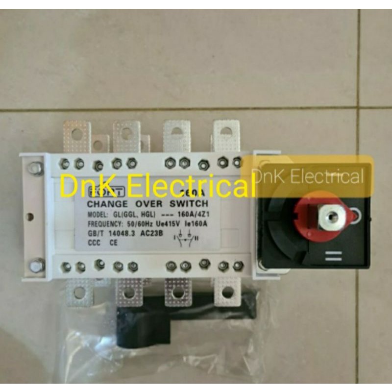Jual Change Over Switch/COS Manual/Ohm Saklar 4P 63A FORT GGLZ-63/4 | Shopee Indonesia