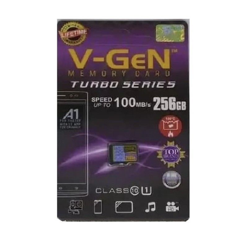 Jual Micro SD Vgen TF Card 256GB Class 10 for IP Camera Smartphone ...