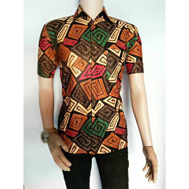 Jual Baju batik motif labirin/bajubatik/kemejabatik/atasanbatik ...