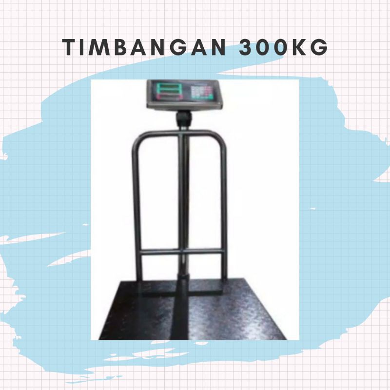 Jual Timbangan Duduk Digital Lipat Kapasitas 300Kg double display ...