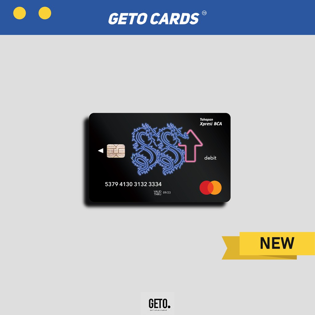 Jual Stiker Sticker Skin Kartu Atm Fake BCA 88 Rising Edition ...