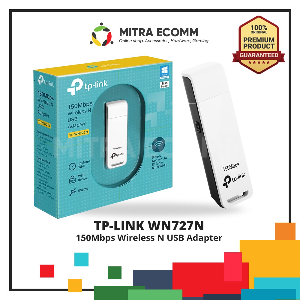 Jual TP-LINK TL-WN727N - 150Mbps Wireless N USB Adapter | Shopee Indonesia