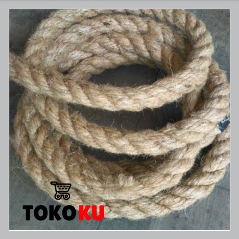 Jual TALI TAMBANG/TALI TARIK TAMBANG DIAMETER 2 CM/TALI GONI KREM PER ...