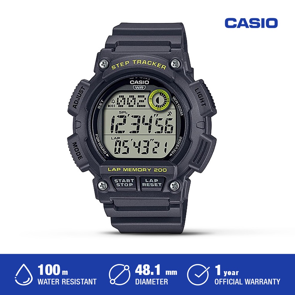 Jual Jam Tangan Pria Casio Digital WS-2100H-8AVDF | Shopee Indonesia