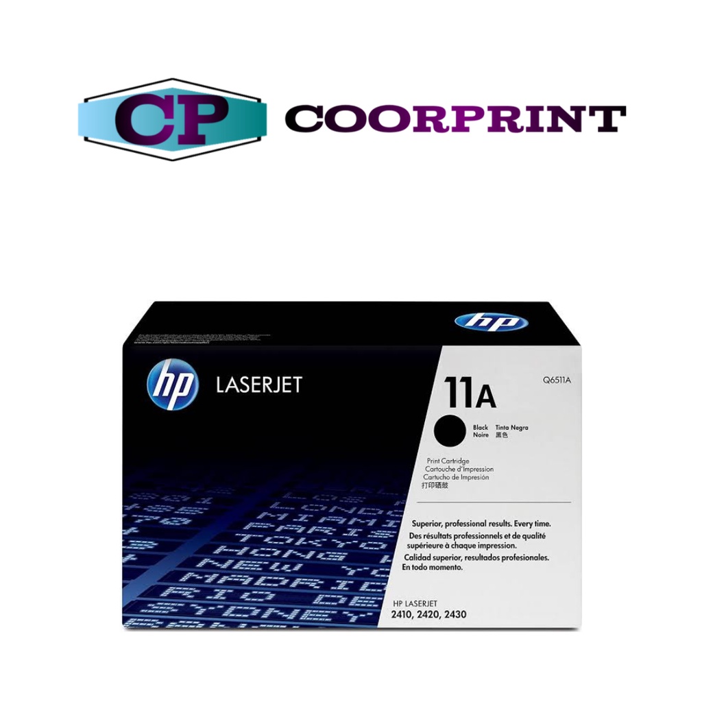 Jual HP 11A Black Original Laserjet Toner Cartridge {Q6511A} | Shopee ...