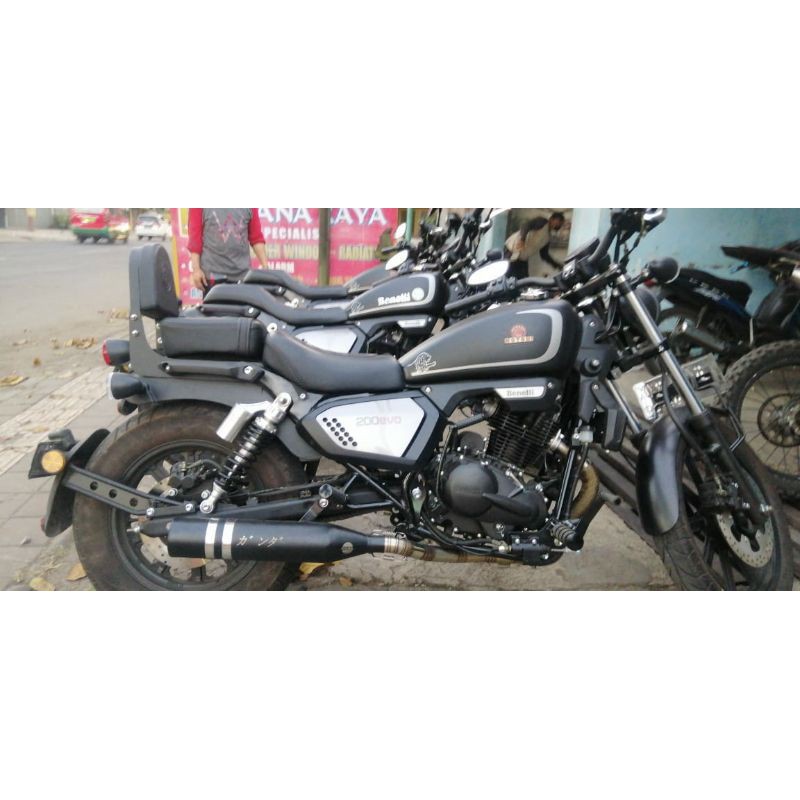 Jual Knalpot Benelli Motobi 200 Evo Efi Suara Harley Double Silencer ...