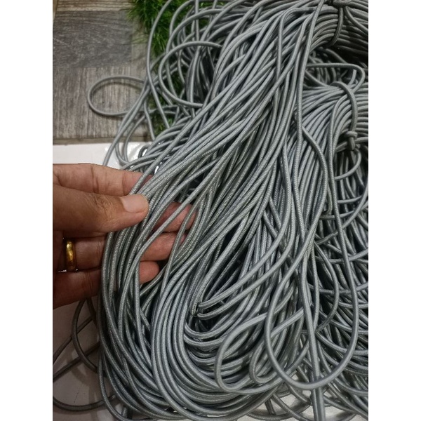 Jual tali bulat elastis tali string elastis/tali karet bulat 3mm 13 ...
