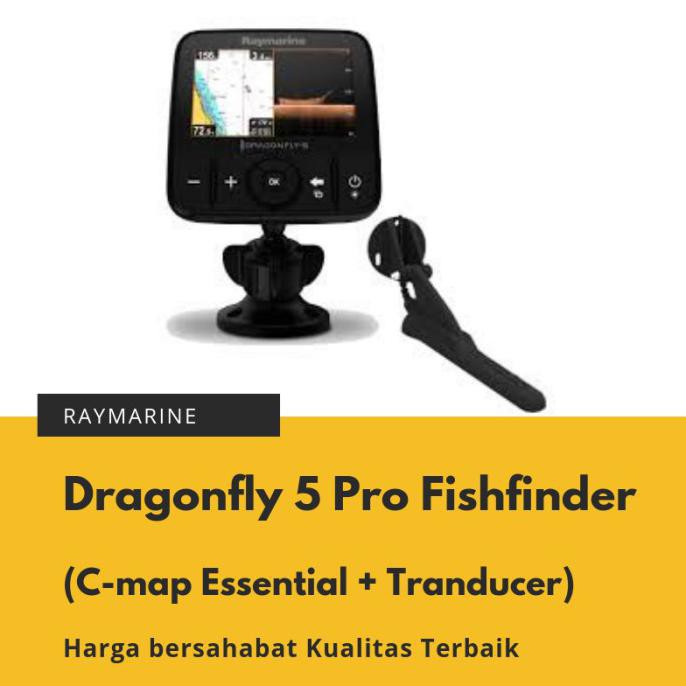 Jual Raymarine Dragonfly 5 Pro Fishfinder Include Peta Laut Harga Murah | Shopee Indonesia