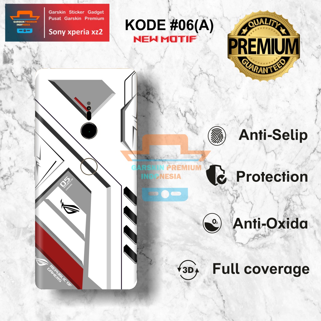 Jual COD Garskin Sticker new Sony Xperia XZ2 Motif 6-10 Bisa Request ...