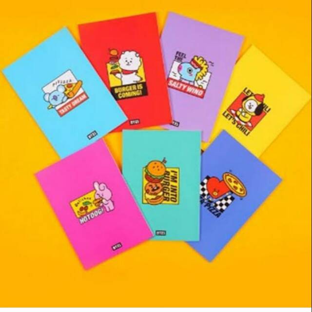 Jual BT21 Notebook Monopoly X BT21 Official | Shopee Indonesia