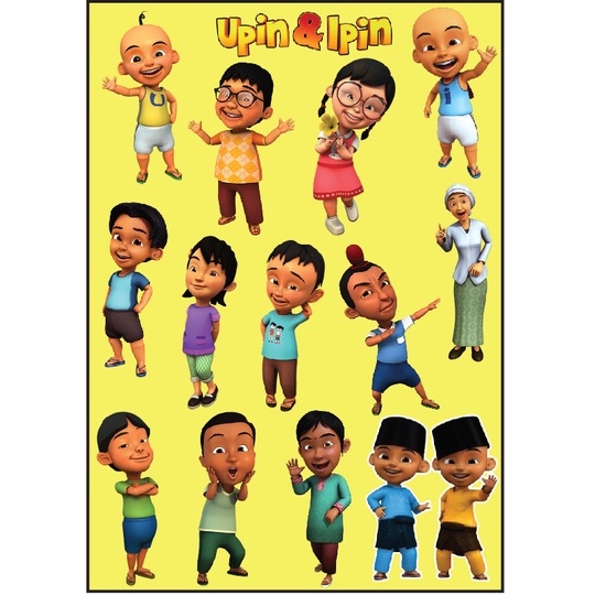 Jual Sticker Upin Ipin 1 pc | Shopee Indonesia