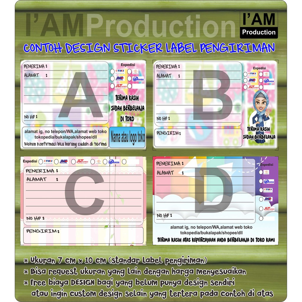 Jual Sticker LABEL PENGIRIMAN barang | Shopee Indonesia