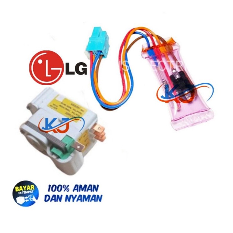 Jual [1 SET] Timer dan bimetal defrost kulkas LG 2 pintu | Shopee Indonesia