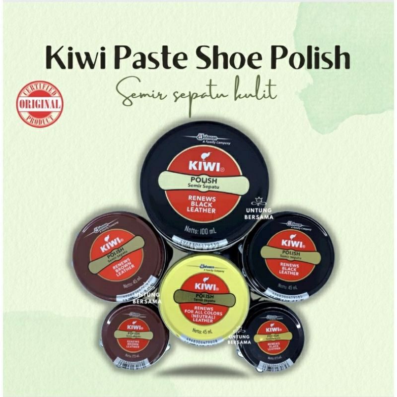 Jual Kiwi Semir Sepatu - Padat - Shoe Polish | Shopee Indonesia