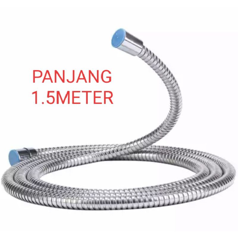 Jual SELANG FLEXIBEL SHOWER PANJANG 1.5M/SELANG SHOWER KAMAR MANDI ...