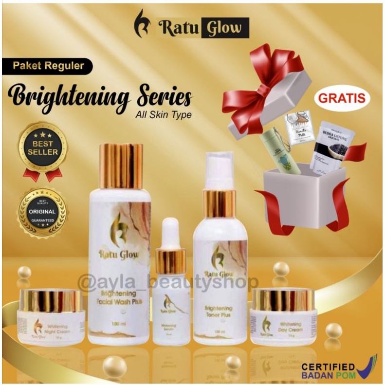 Jual RATU GLOW SKINCARE 100% ORIGINAL (PAKET BRIGHTENING & ACNE BPOM) | Shopee Indonesia