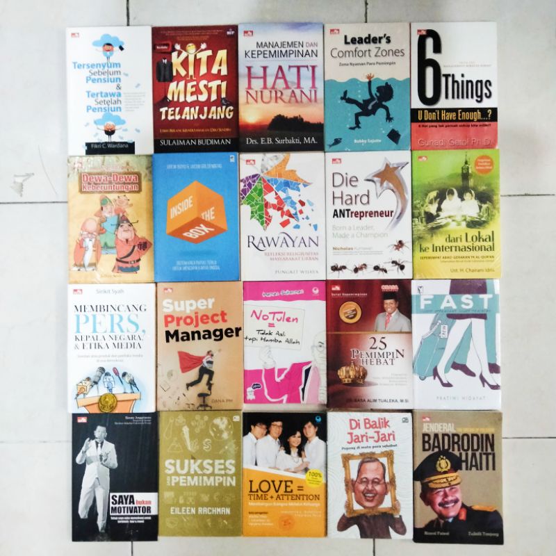 Jual BUKU MOTIVASI BISNIS / PENGEMBANGAN DIRI / BISNIS / 5 MUTIARA ...