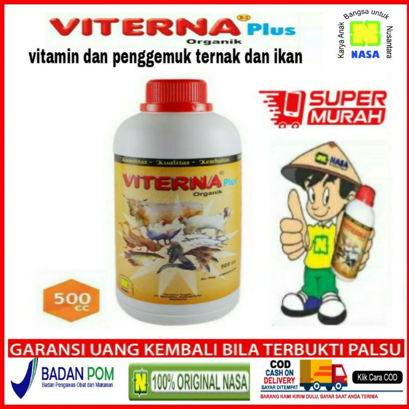 Jual VITERNA NASA / VITAMIN TERNAK DAN IKAN | Shopee Indonesia