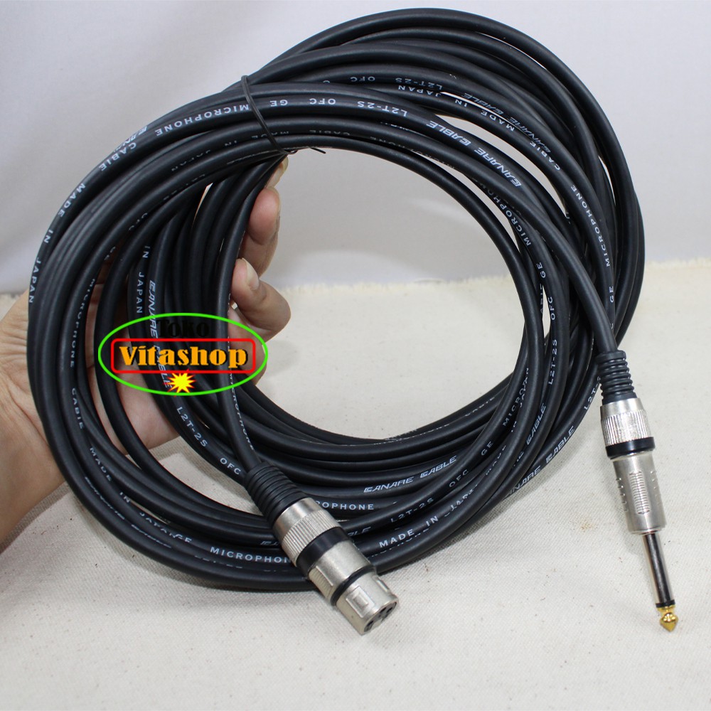 Jual Kabel Mik Canare 15 Meter Kabel Mikropon Made in Japan Cable Mic ...